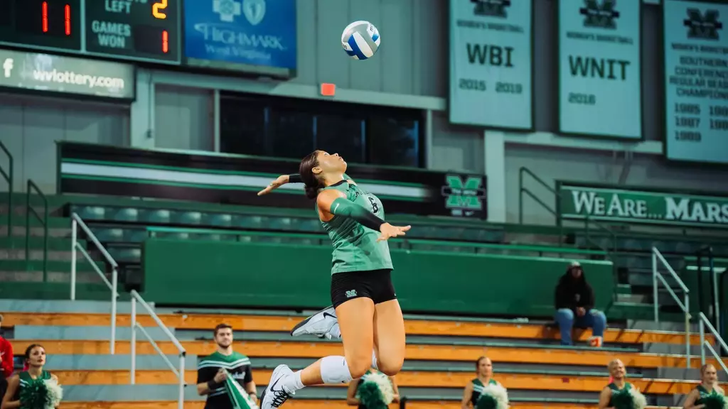 Herd Volleyball seals road sweep of ULM – The Real WV