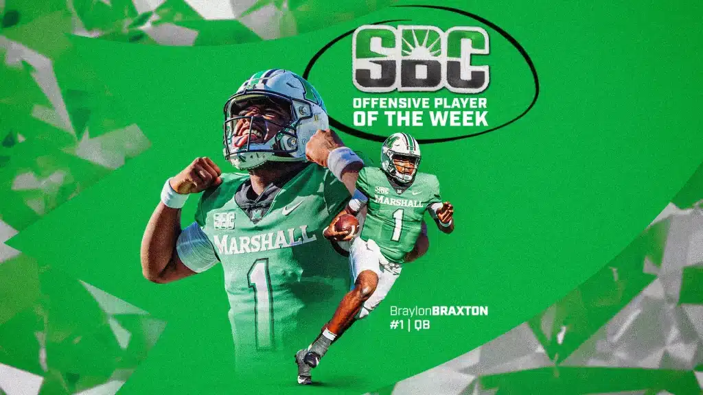 Marshall's Braylon Braxton named SBC 'Offensive Player of the Week ...