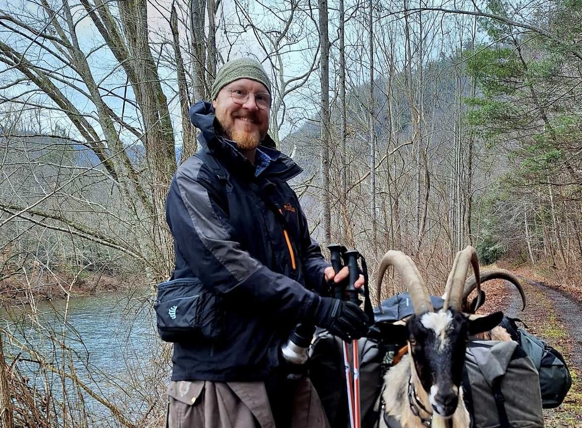 Pack goating up the River Trail with the 'Greenbrier Goat' – The Real WV