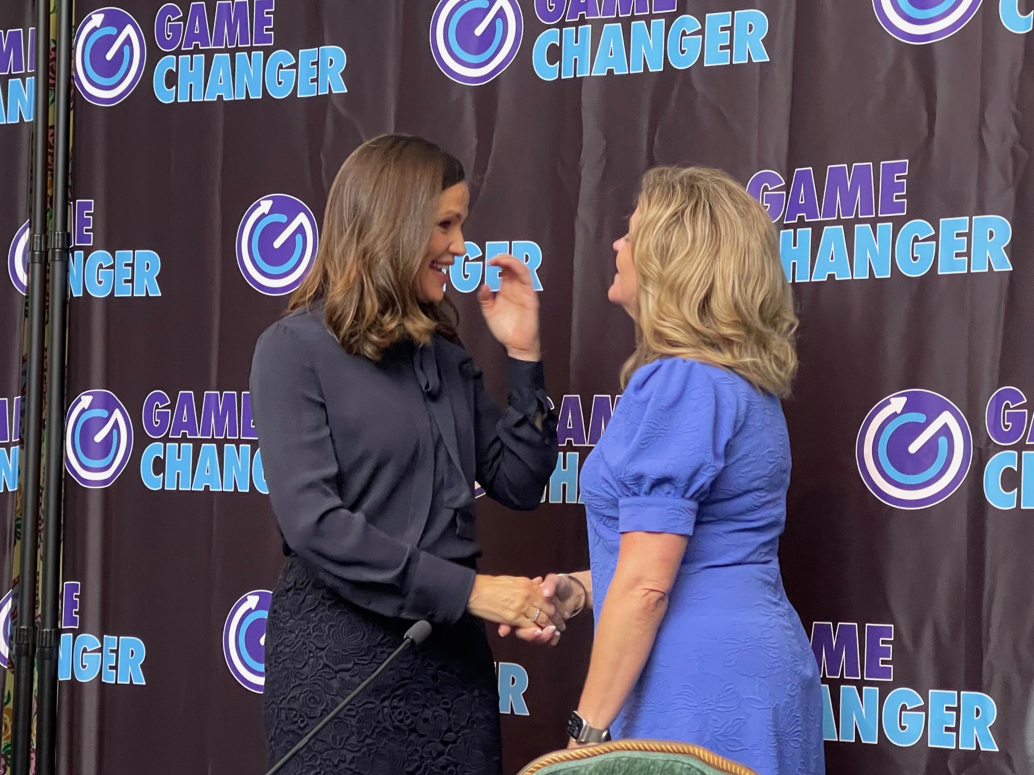 Actress Jennifer Garner joins State Superintendent of Schools Michele ...