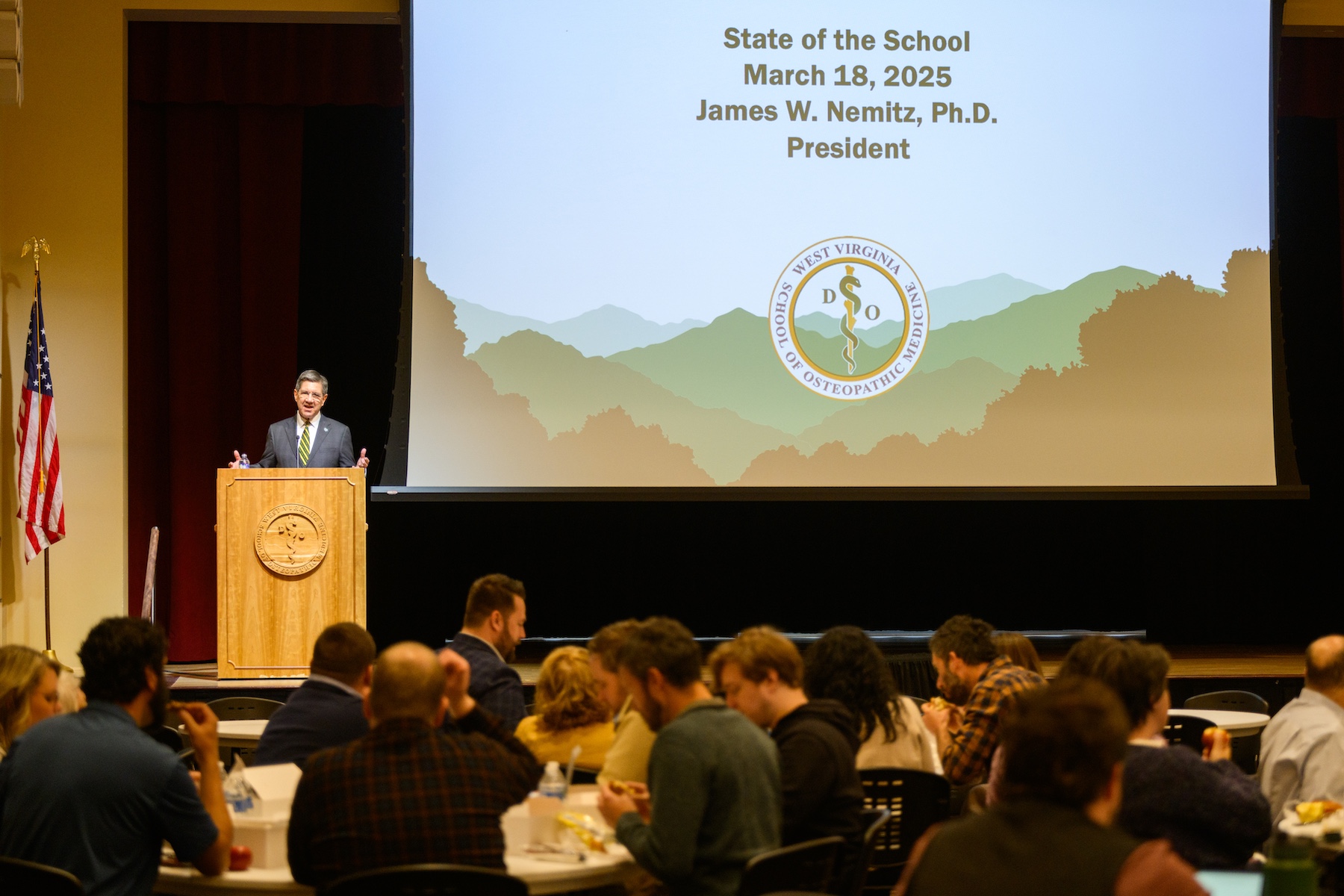 WVSOM President Jim Nemitz delivers 'State of the School' address – The ...