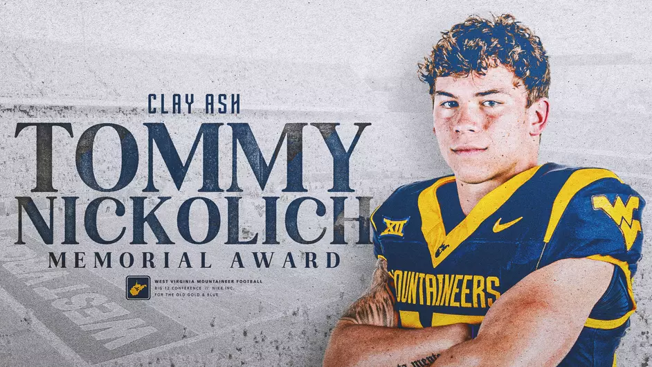 Mountaineer running back Clay Ash receives Nickolich Award – The Real WV