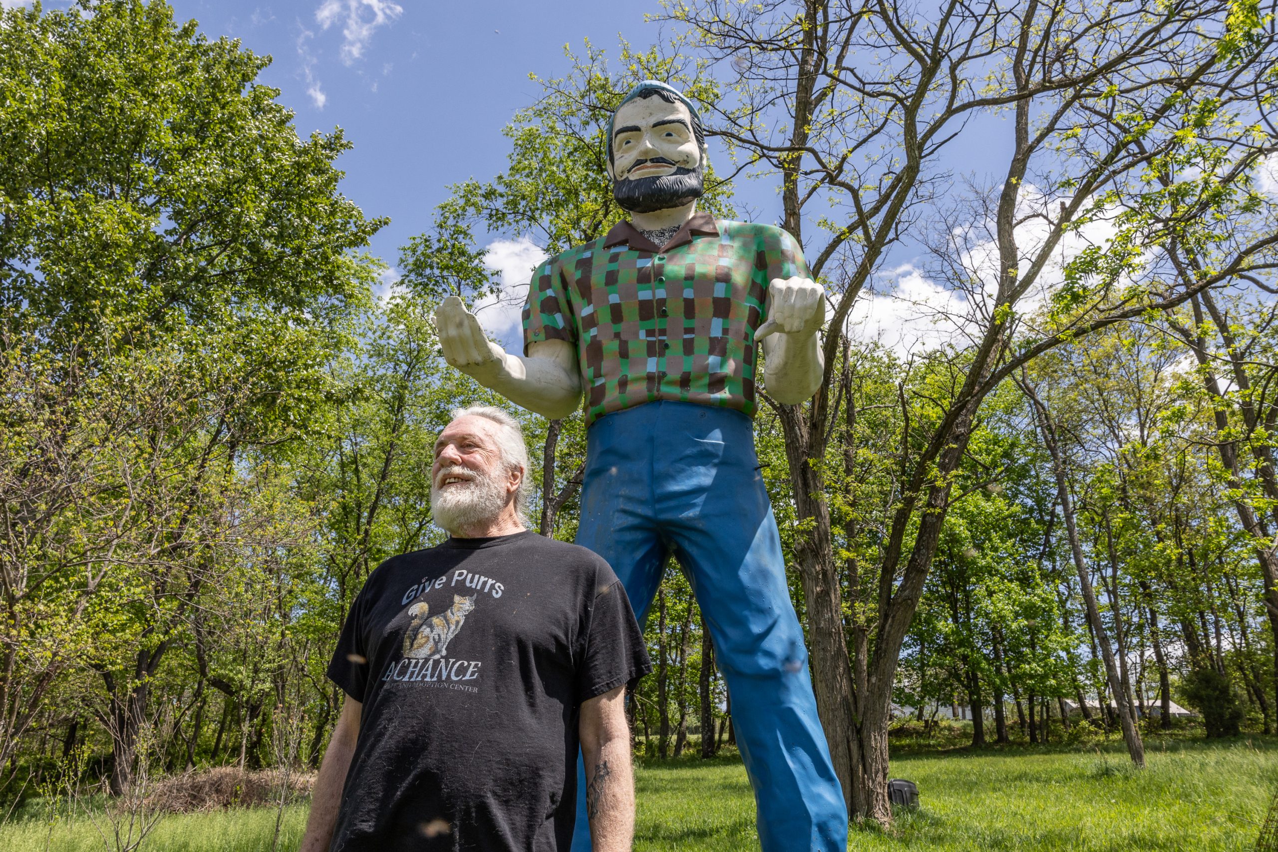 The 'giants' at Farnham's Fantasy Farm in Morgan County welcome ...