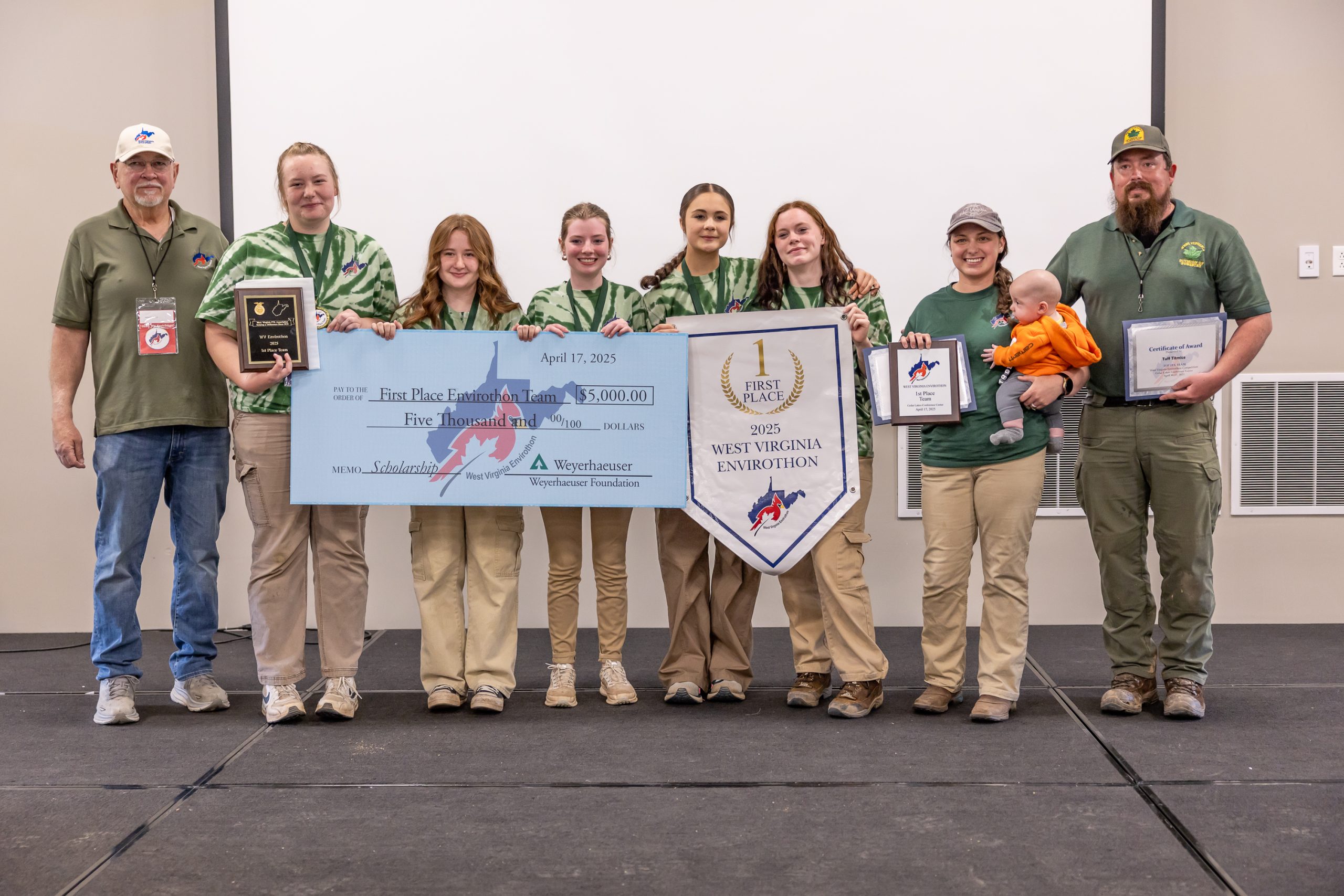 Clay County teams take top honors at the 2025 West Virginia Envirothon ...